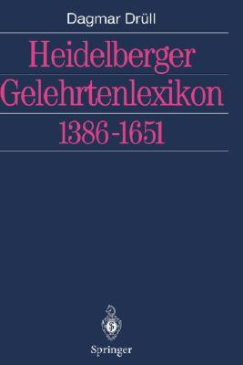【预售】Heidelberger Gelehrtenlexikon 1386 1651