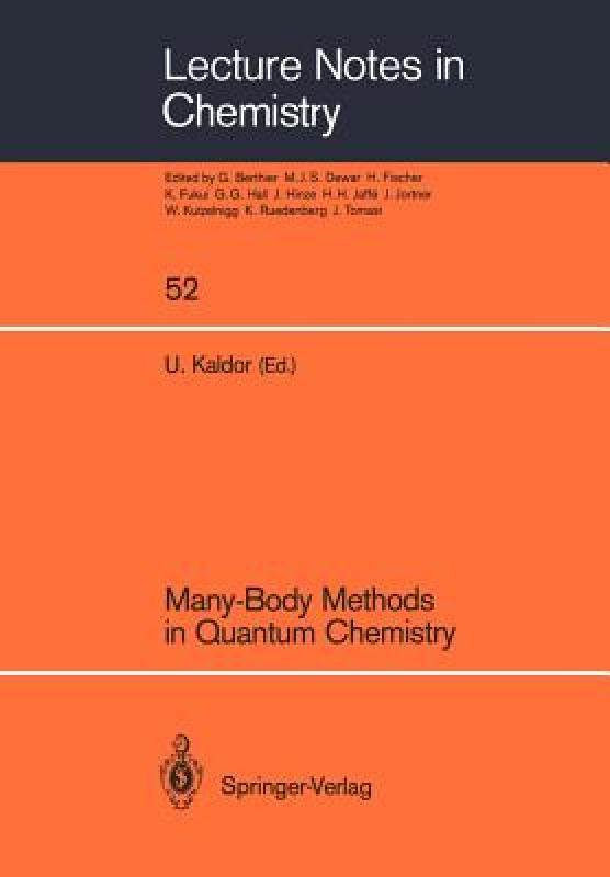 【预售】Many-Body Methods in Quantum Chemistry: Proceedings_虎窝淘