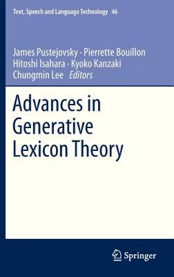 【预售】Advances in Generative Lexicon Theory