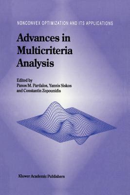 【预售】Advances in Multicriteria Analysis