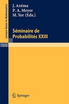 【预售】Seminaire de Probabilites XXIII