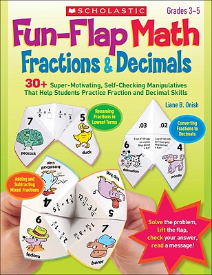 【预订】Fun-Flap Math: Fractions & Decimals: Grades 3-5