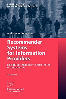 【预售】Recommender Systems for Information Providers: