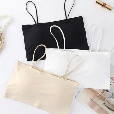 Women Crop Top Sexy Bra Seamless Tank Tops 2023 Summer Femal