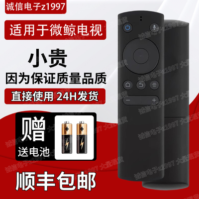 微鲸电视蓝牙遥控器WTV43K1J