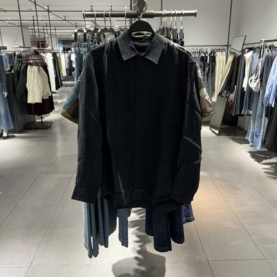 UR国内2026春季男装简约休闲百搭翻领开襟长袖衬衫UMF260030