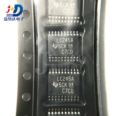 SN74LVC245APWR 丝印：LC245A 总线收发器芯片 TSSOP20 全新