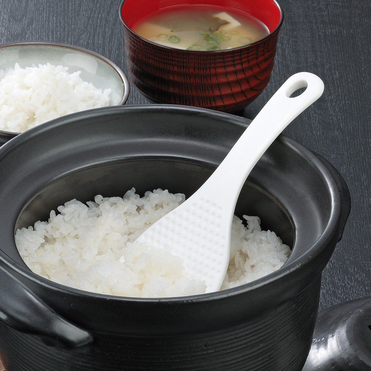 日本进口塑料饭勺饭勺不沾米饭勺子厨房电饭锅盛饭勺饭瓢米饭铲子