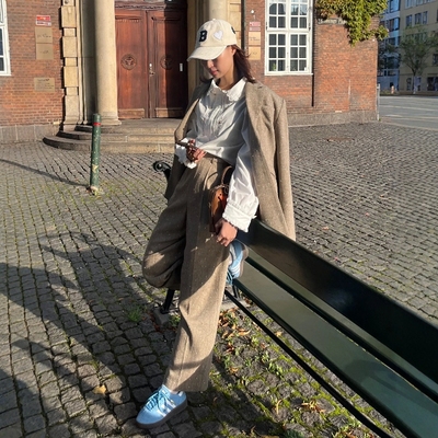 Bibiy小众设计百搭西装休闲裤