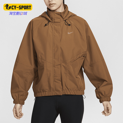 耐克女士经典休闲防风夹克外套