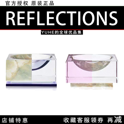 【官方授权】丹麦Reflections Copenhagen哥本哈根水晶碗烟灰缸礼