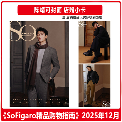 计入销量 精品 十二月 陈靖可封面+店赠小卡 SoFigaro精品购物指南杂志2025年12月闭年刊 /ELLEMEN睿士新青年夏季刊