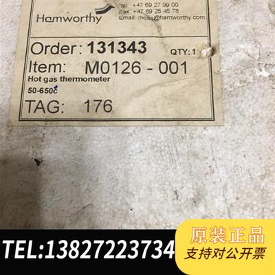 全新库存Hamworthy AHot gas thermometer全新议价