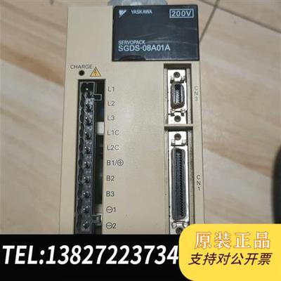 全新库存二手伺服驱动器SGDS-08A01A 750W功能正常。全新议价