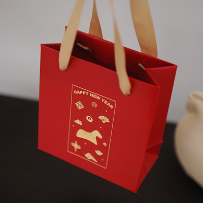 情人节新年礼品袋糖果口红饰品paperbag包装烘焙礼品袋手提纸袋
