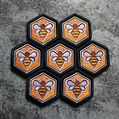迷你六角缝纫小蜜蜂bee魔术贴