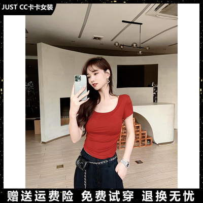 短袖通勤常规3D卡女装二合一