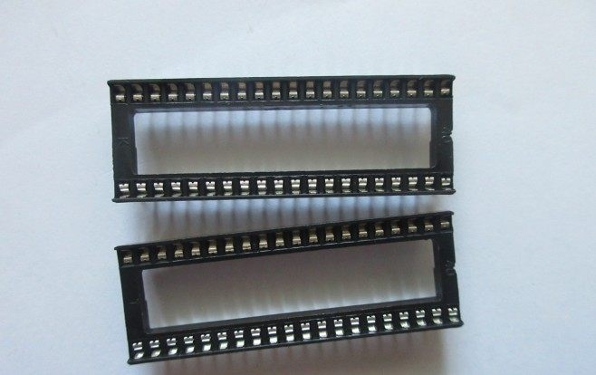 晟记 IC插座 40P集成电路座 DIP-40插座 40脚座一管12个_虎窝淘