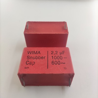 WIMA Snubber Cap 2.2UF 1000V P48MM 威马 155 薄膜电容