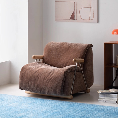 轻奢高级感休闲单人沙发椅