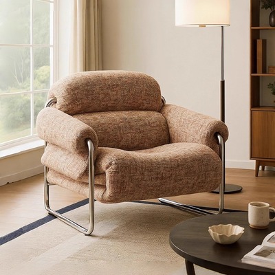 中古单人沙发椅带靠背