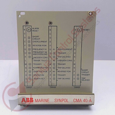 Abb Synpol CMA 40A GVT 360 5793 Power Insert Card