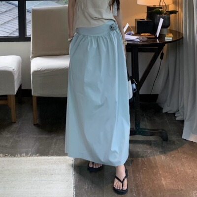 书欣同款立体花朵半身裙