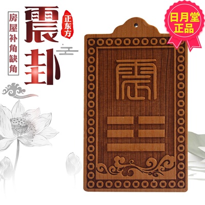 房屋缺角补角摆件正东方桃木震卦牌家居户型日月堂正品挂件