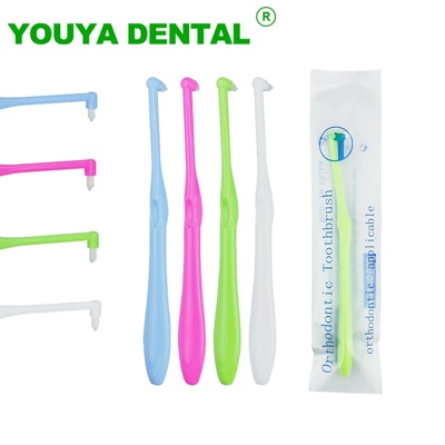 4pcs Tuft Toothbrush Tufted Brush End-Tuft Interspace Brush