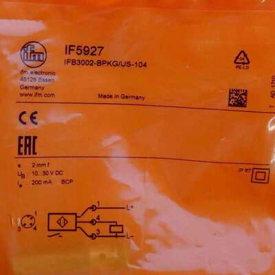 议价Ifm IF5927 易福门全新电感式接近开关 IFB300