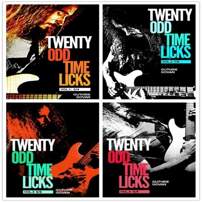 20 Odd Time Licks Boxset Guthrie Govan 4套JTC单数拍吉他乐句
