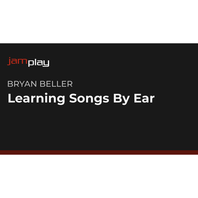 JamPlay Learning Songs by Ear Bryan Beller 贝斯教程+音视谱