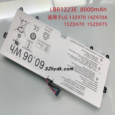 LBR1223E电池适用于LG 13Z970 14Z970A 15ZD970 15ZD975电脑电池