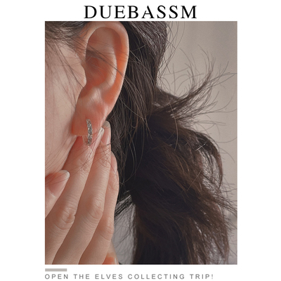 DUEBASSM原创设计通体S925耳环