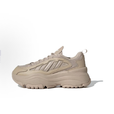 adidas 三叶草经典复古减震耐磨低帮生活休闲鞋女款杏灰色IG6050