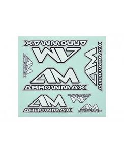 ARROWMAX AM Decal (20 x 22 cm) Black /White /SilverAM-199112