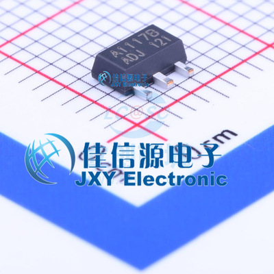 CJA1117B-ADJ  CJ（江苏长电/长晶）  SOT-89(SOT-89-3)