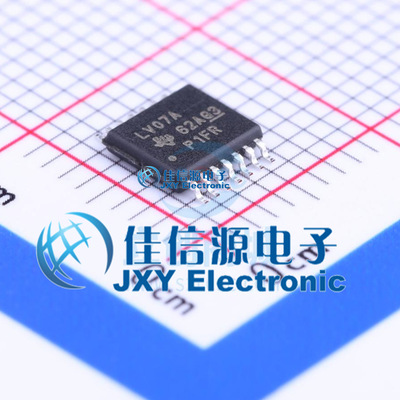 缓冲器/驱动器    SN74LV07APWR  TI(德州仪器)  TSSOP-14