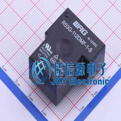 功率继电器       R53G-112DMF-1-S   WRG(旺荣集团)  12V 40A