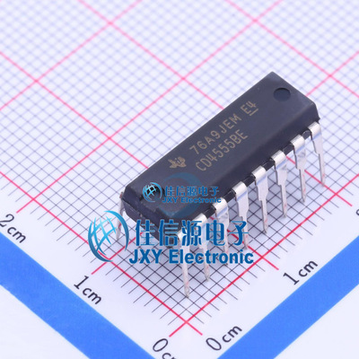 信号开关    CD4555BE  TI()  DIP-16