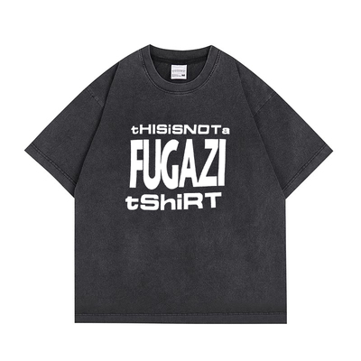 Fugazi短袖朋克乐队T恤男