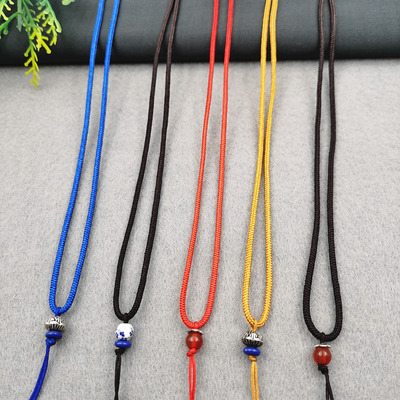 挂绳翡翠蜜蜡水晶男女士挂件吊坠