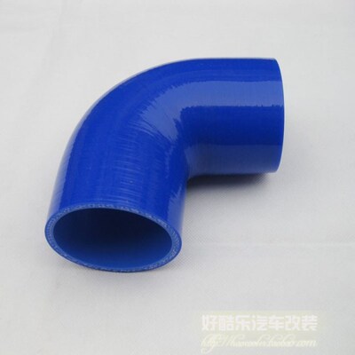 90度45MM硅胶弯管 汽车进气改装 涡轮增压中冷硅胶接头管 接驳管