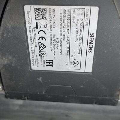 议价6SL32105BE240UV0适用