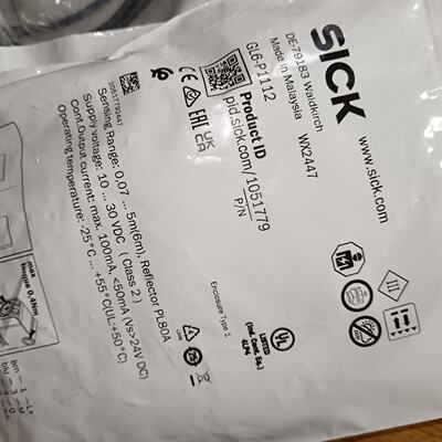 全新西克1051779传感器，型号GL6-P1112，五—议价
