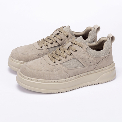 透气真皮板鞋软底轻便鞋子男款