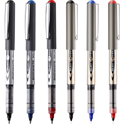 白雪速干大容量直液式走珠笔