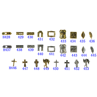 羽毛日系复古十字架装饰品美甲