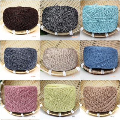 羊火火56号32到68S100优质夹花长绒棉四季适合手工编织袜子线50g