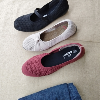 春季舒适软底网布妈妈鞋